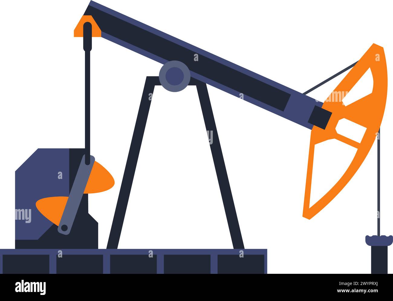 Modern Petroleum Extraction Machine vector Stock Vector Image & Art - Alamy