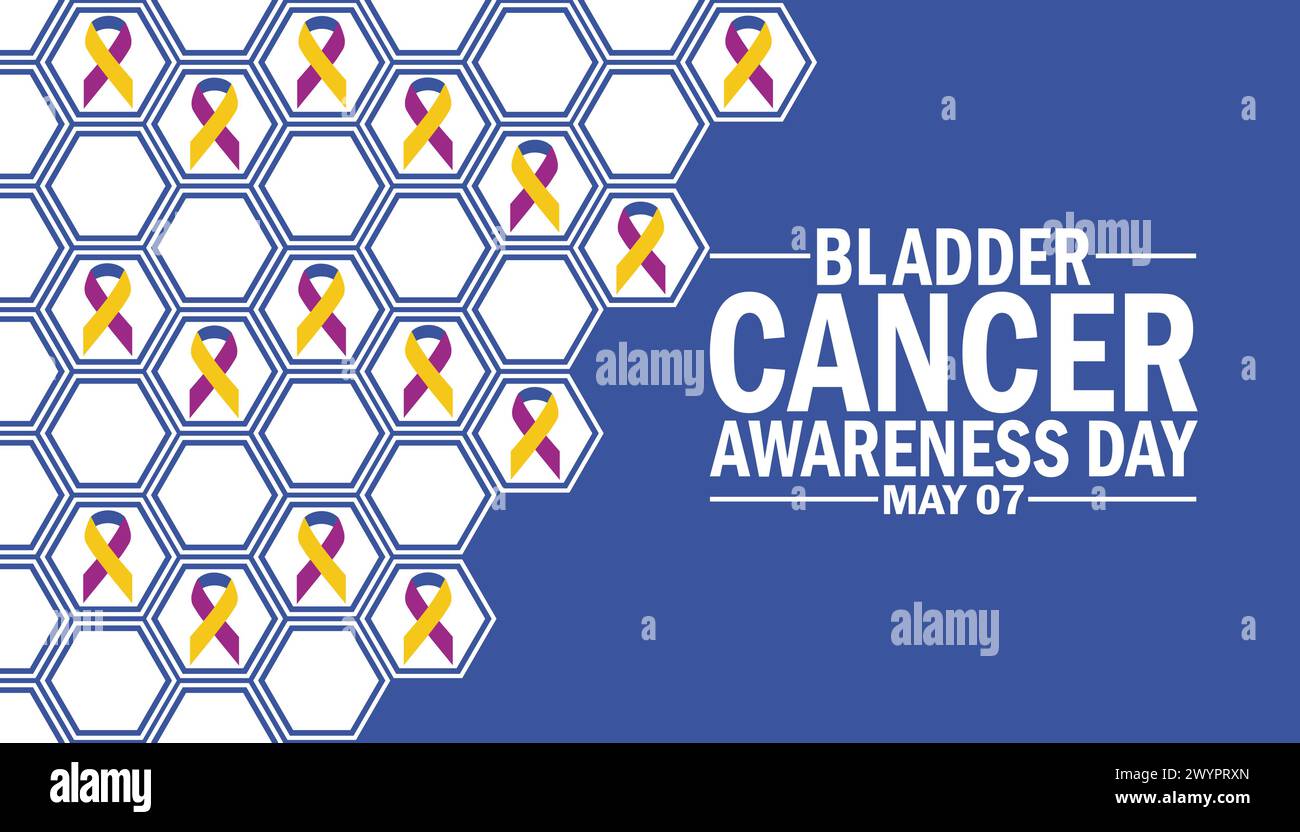 Bladder Cancer Awareness Day wallpaper with typography. May 07. Bladder ...