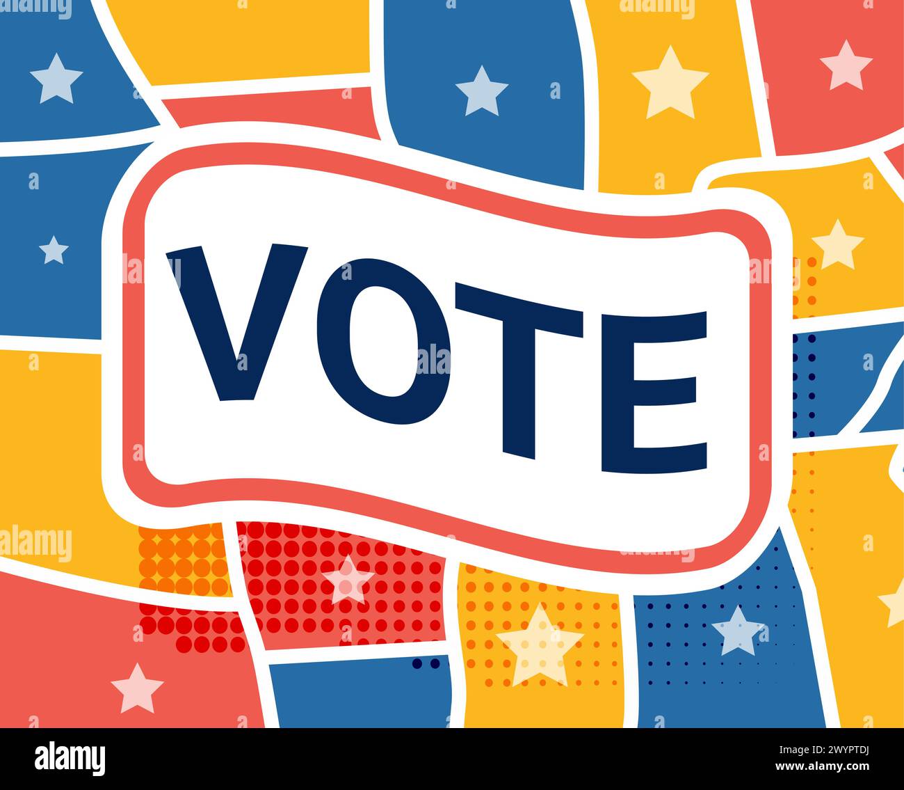 USA voting map american presidential election concept horizontal Stock ...