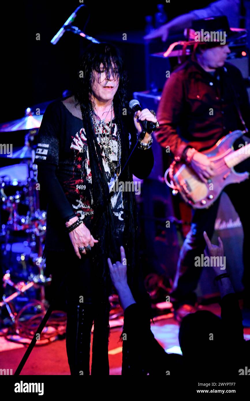 April 7, 2024, Corona, Ca, USA: Tom Keifer Vocals / Guitar for Keifer ...