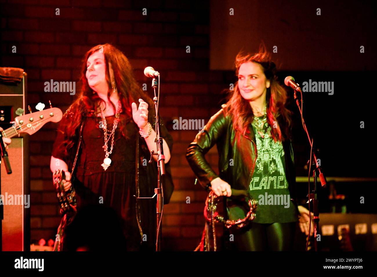 April 7, 2024, Corona, Ca, USA: Savannah Keifer and Tanya Davis Backup ...