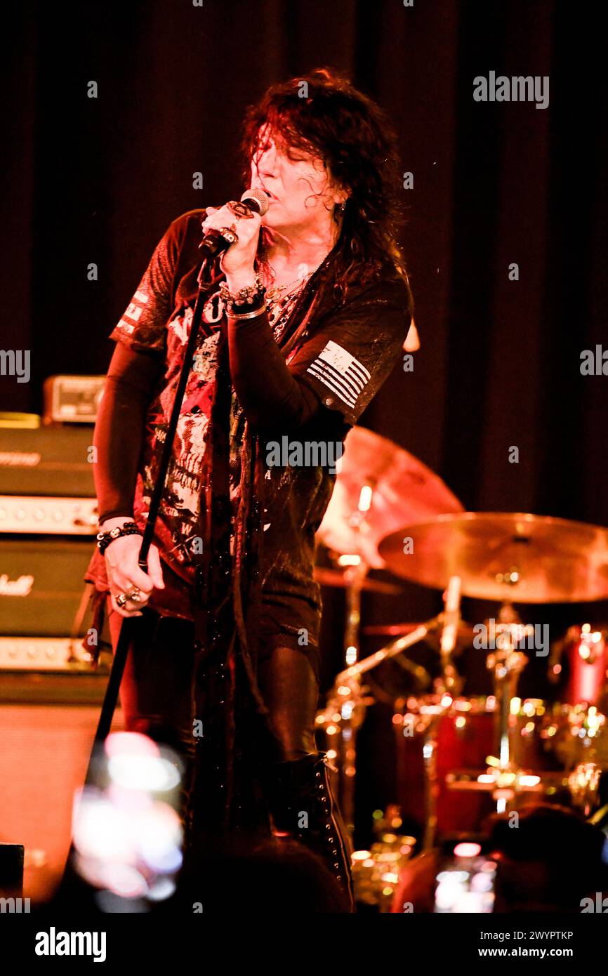 April 7, 2024, Corona, Ca, USA: Tom Keifer Vocals / Guitar for Keifer ...
