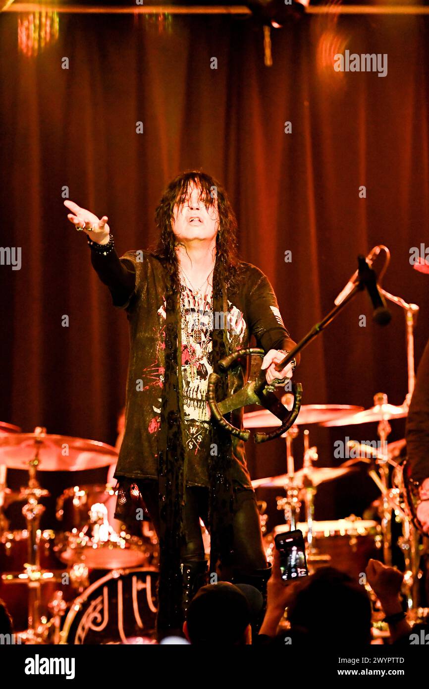 April 7, 2024, Corona, Ca, USA: Tom Keifer Vocals / Guitar for Keifer ...