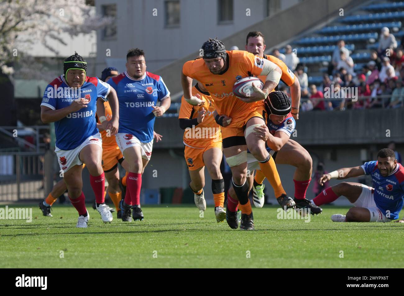 Kubota Spears' Pieter Lappies Labuschagne during the 2023-24 Japan ...