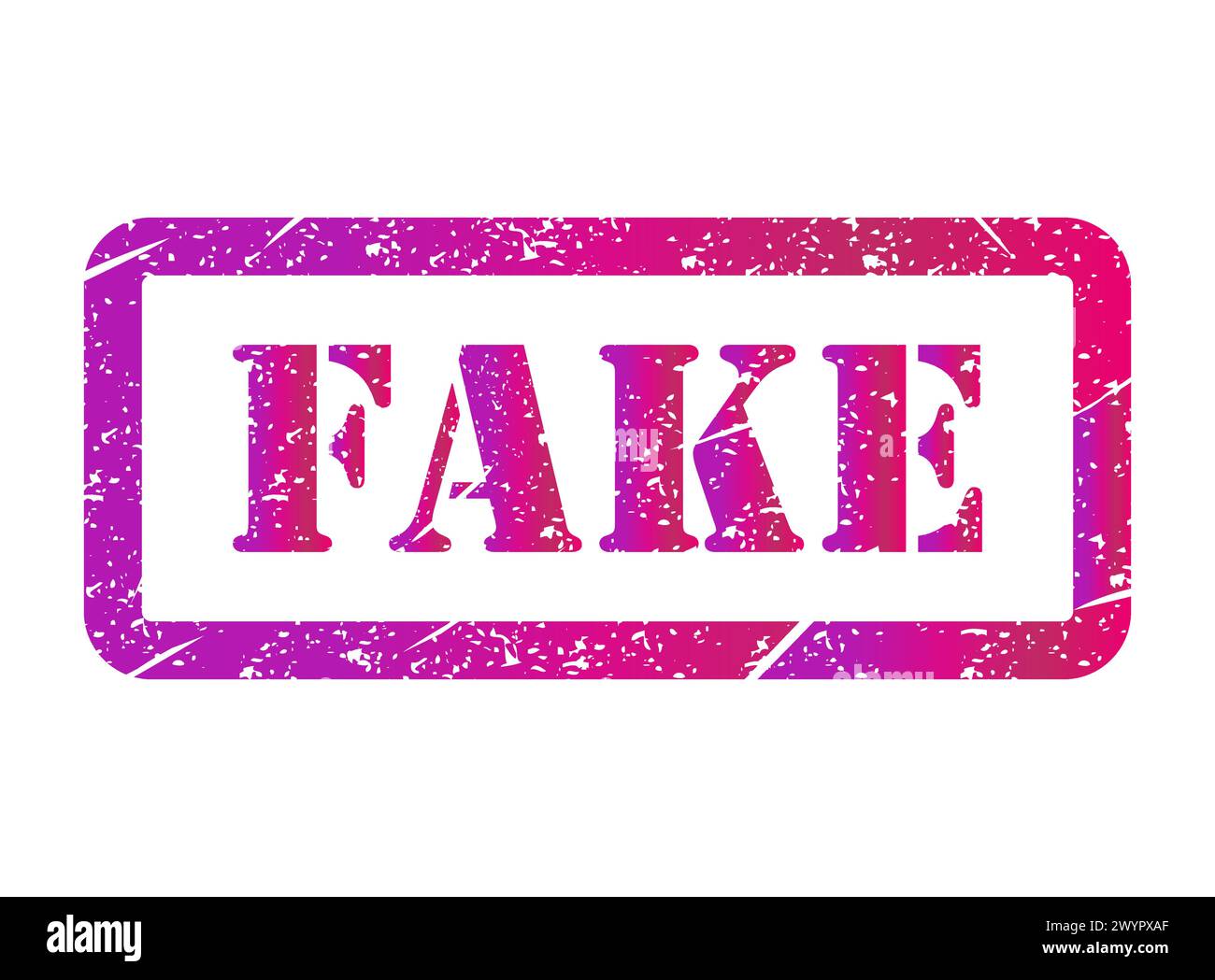 Fake stamp symbol, label sticker sign button, text banner vector ...