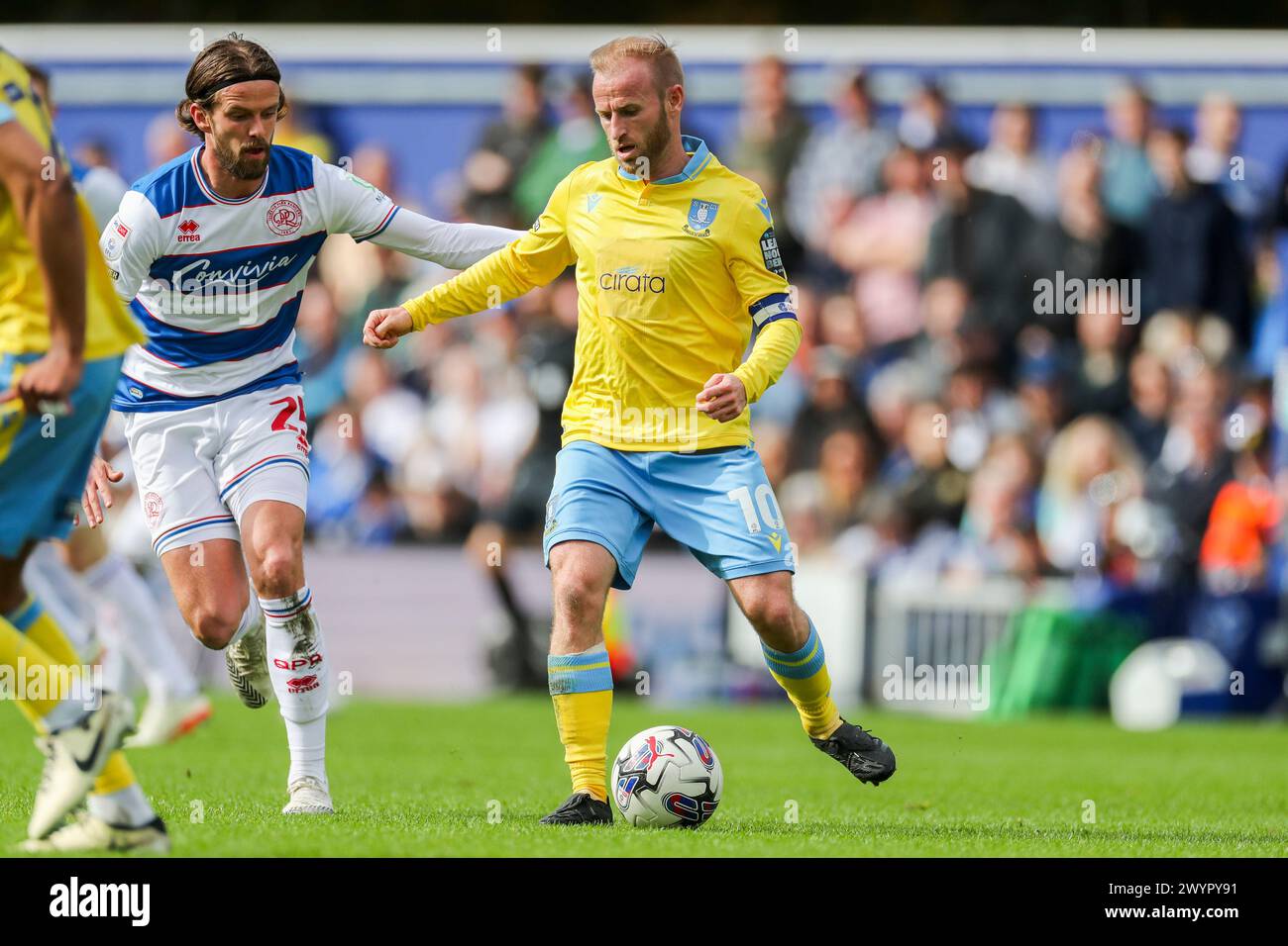 London, UK. 06th Apr, 2024. Sheffield Wednesday midfielder Barry Bannan ...
