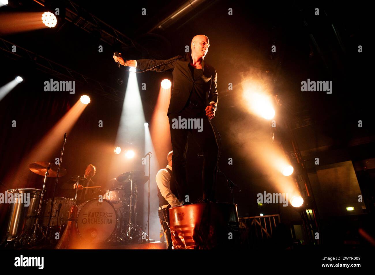 Janove Ottesen of Kaizers Orchestra performs live in concert at ...