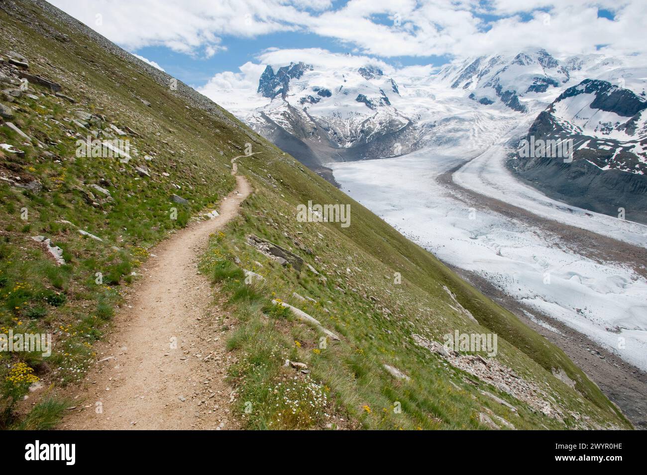Zermatt road hi-res stock photography and images - Alamy