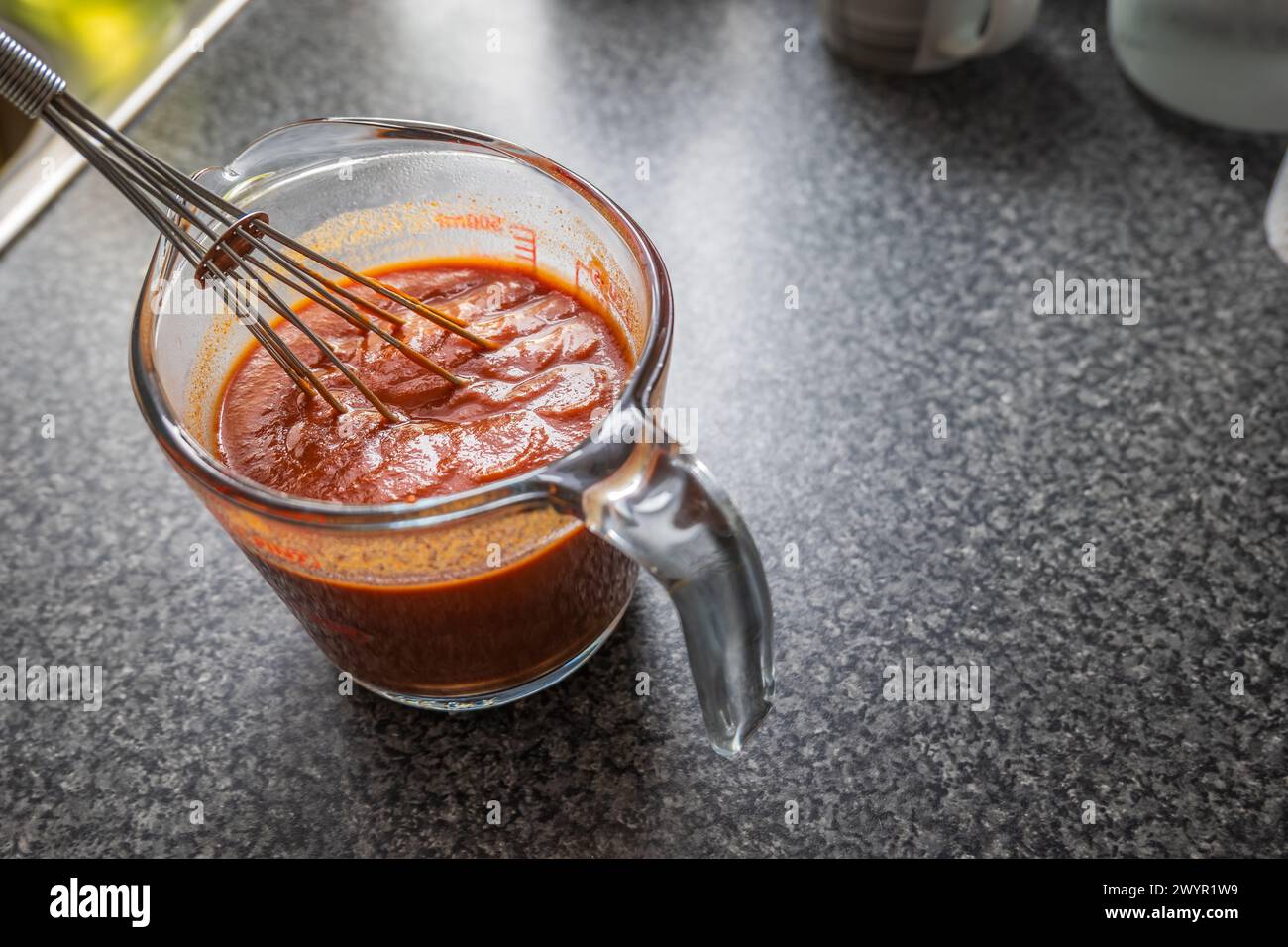 Mixing tomato sauce spaghetti bolognese hi-res stock photography and ...