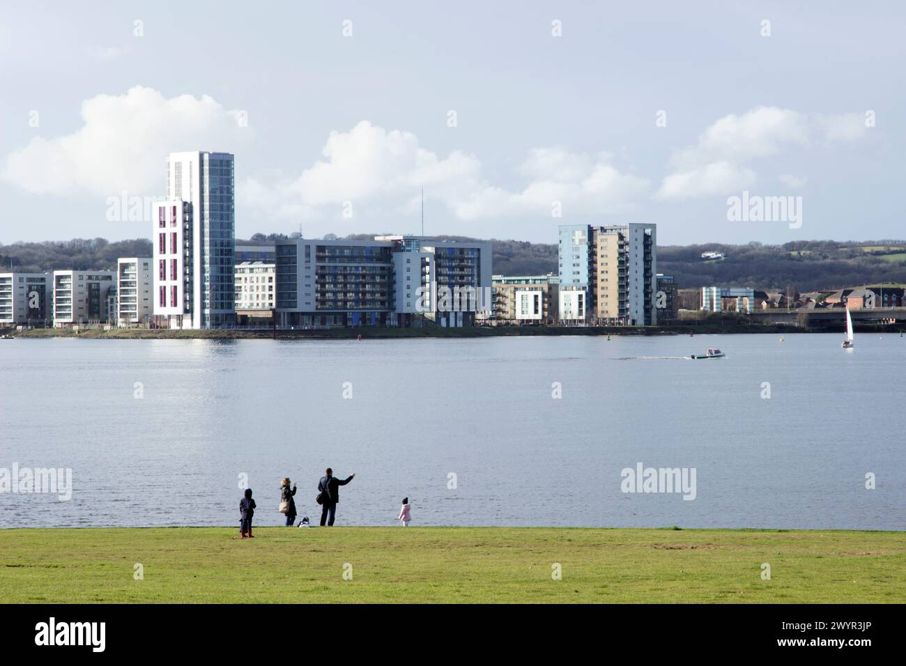 Cardiff Bay, “The Bay”, is a freshwater lake formed when the Cardiff ...