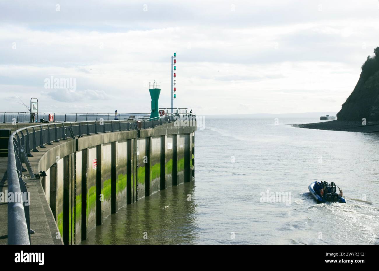 The Cardiff Bay Barrage was built at the tidal estuary of the rivers ...