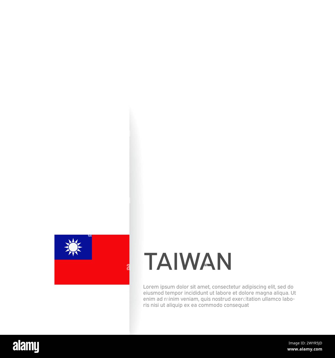 Taiwan flag background. State patriotic taiwanese banner, cover ...