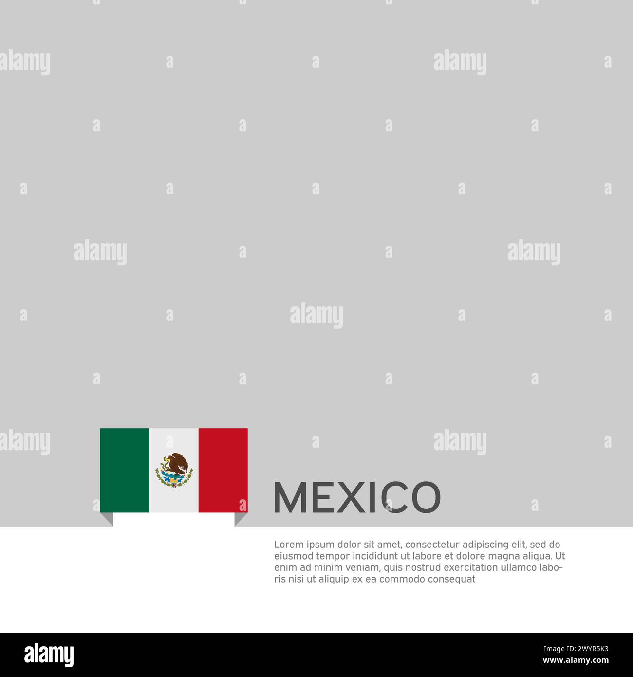Mexico flag background. State patriotic mexican banner, cover. Document ...