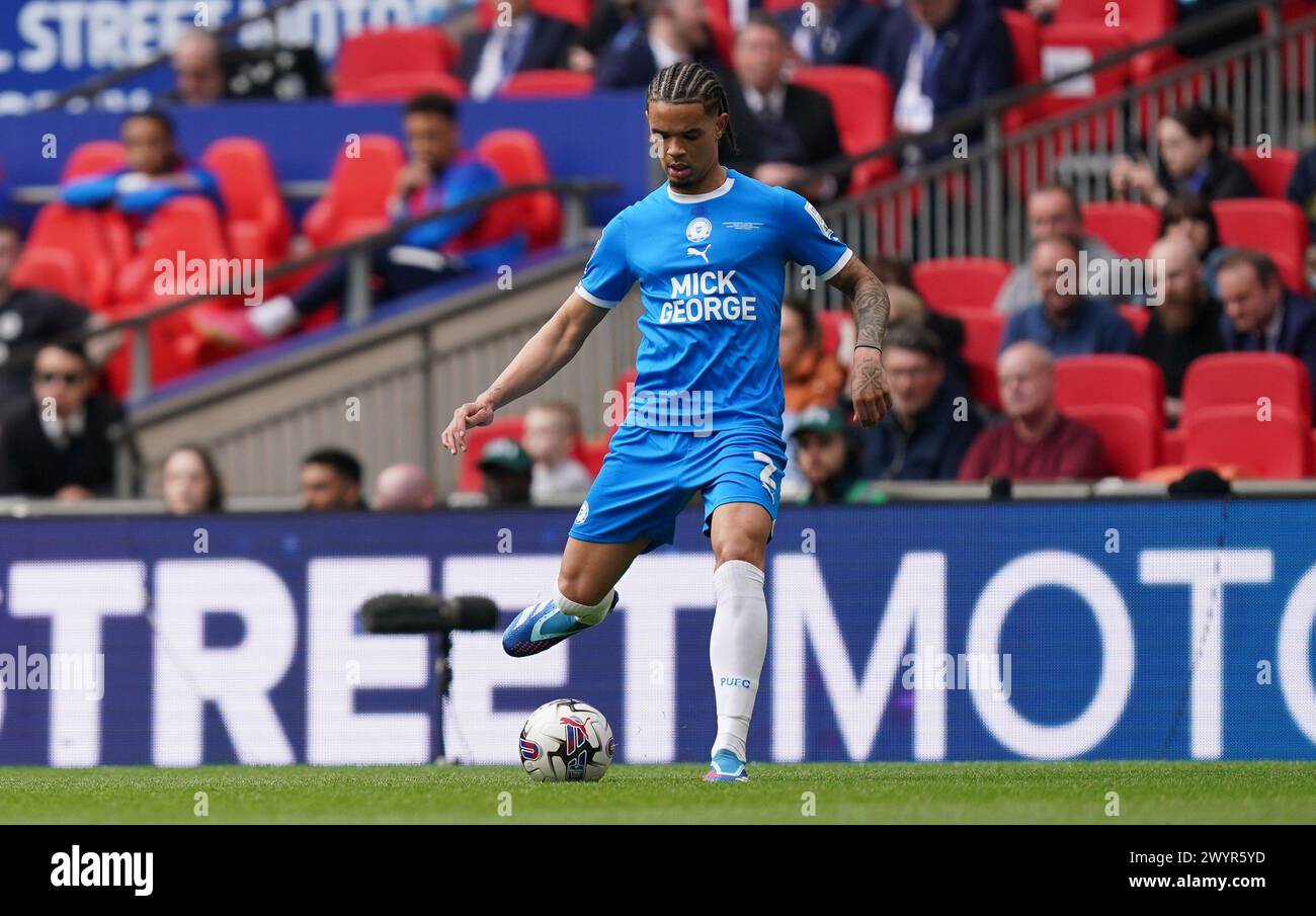 LONDON, ENGLAND - APRIL 7: Jadel Katongo of Peterborough United during ...