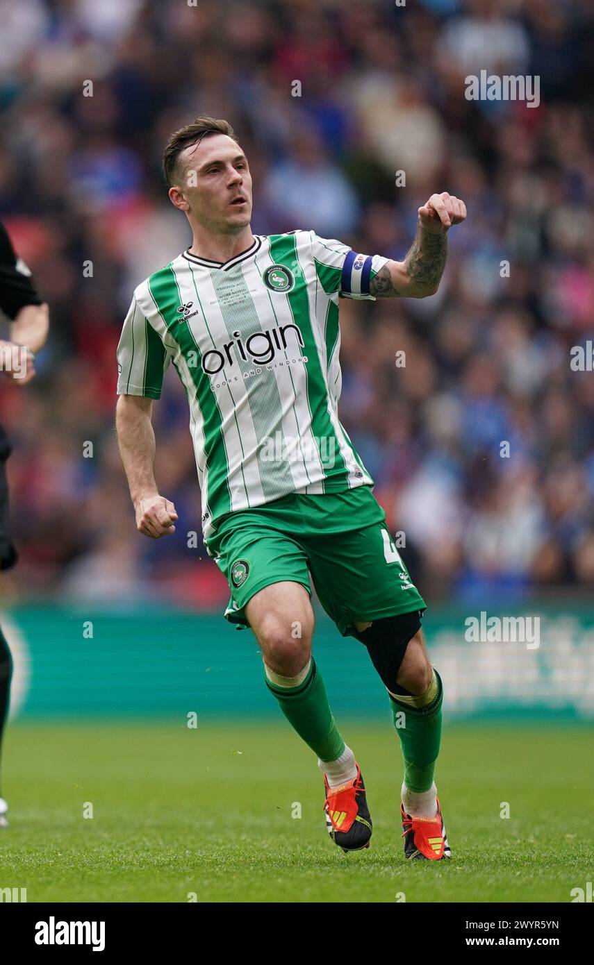 LONDON, ENGLAND - APRIL 7: Josh Scowen of Wycombe Wanderers during the ...