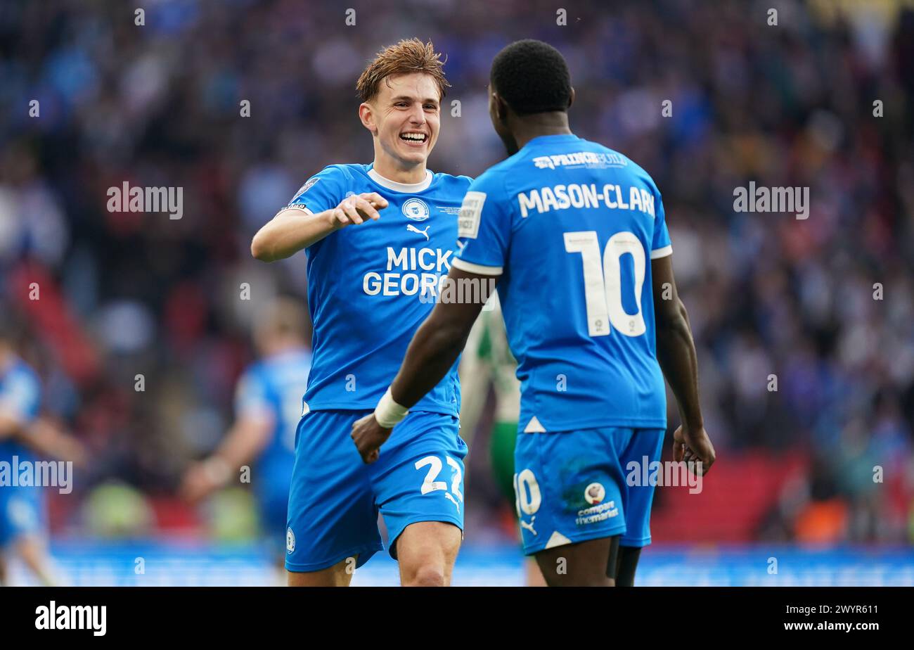 LONDON, ENGLAND - APRIL 7: Hector Kyprianou of Peterborough United and ...
