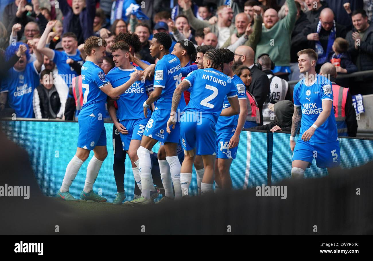 LONDON, ENGLAND - APRIL 7: Harrison Burrows of Peterborough United ...