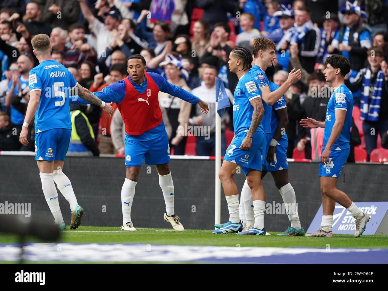 LONDON, ENGLAND - APRIL 7: Harrison Burrows of Peterborough United ...