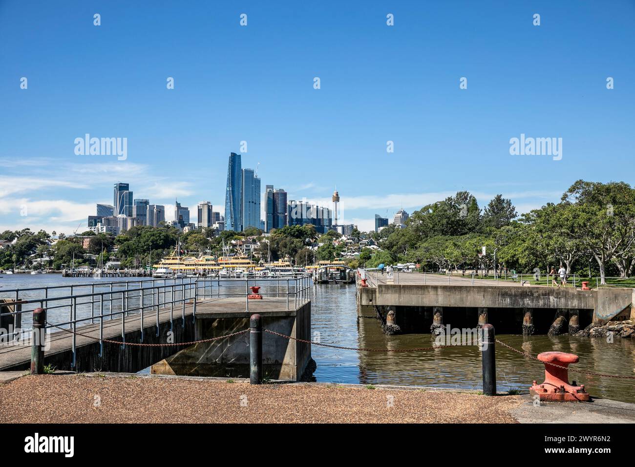 Sydney,Australia, Morts Bay park with Australia's first dry dock ( Mort ...