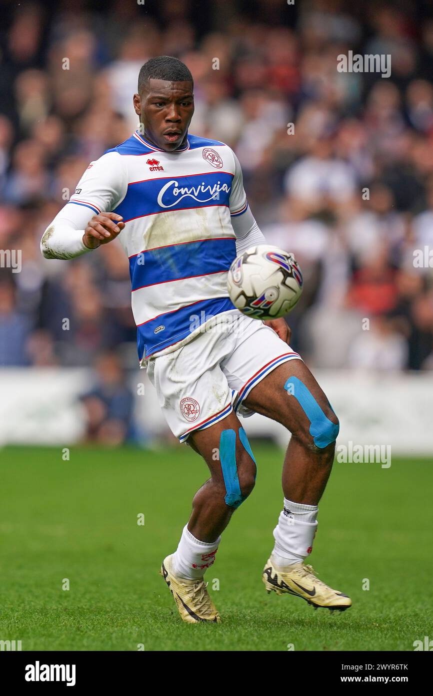 London, UK. 06th Apr, 2024. Queens Park Rangers forward Sinclair ...