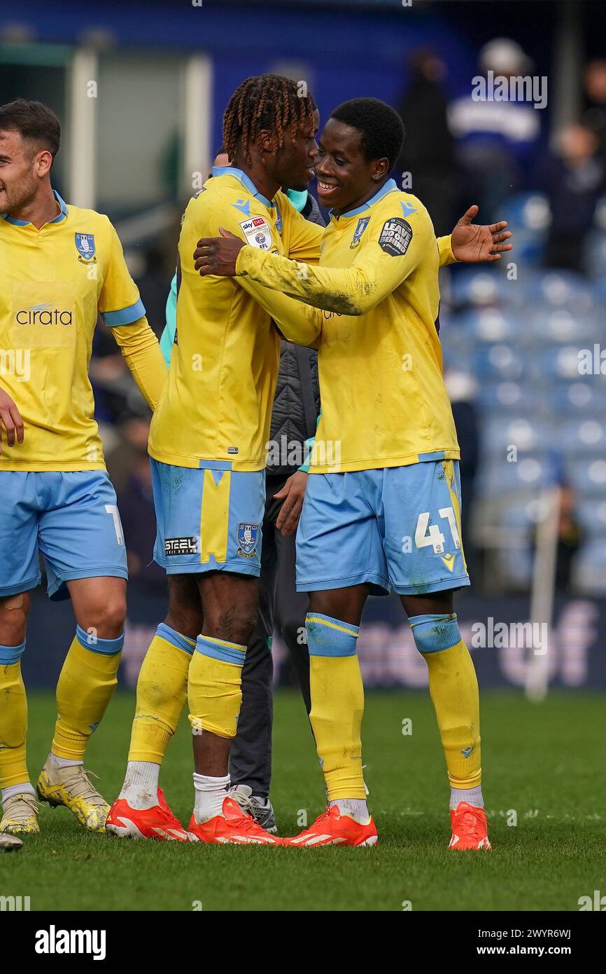 London, UK. 06th Apr, 2024. Sheffield Wednesday forward Ike Ugbo (12 ...