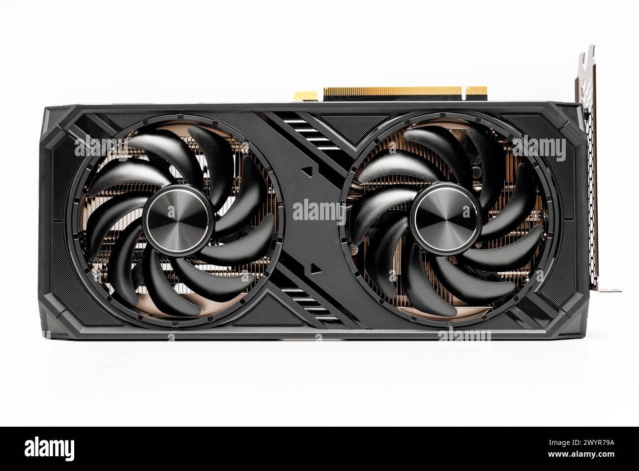 New graphics gpu video card isolated on white background Stock Photo ...