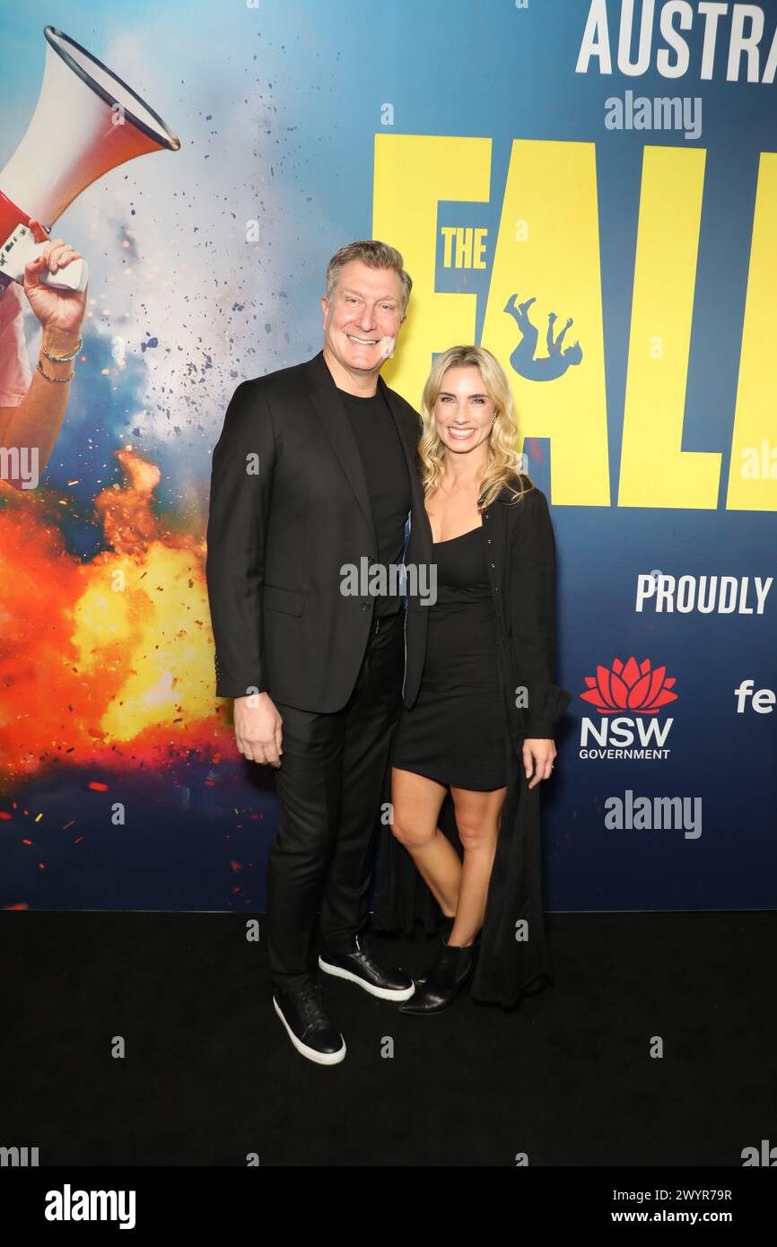 Sydney, Australia. 8th April 2024. Simon Pryce and Lauren Hannaford ...