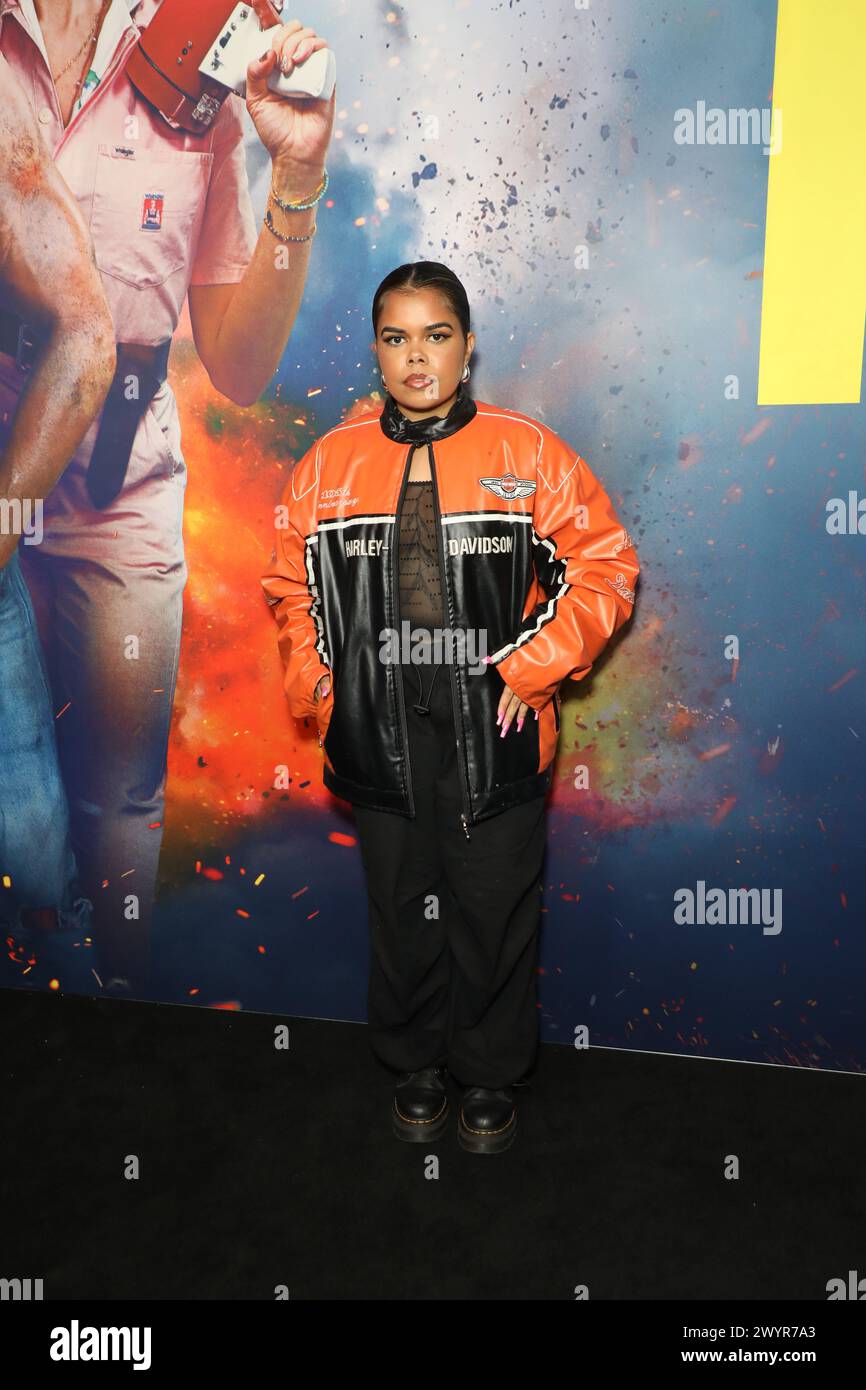Sydney, Australia. 8th April 2024. Bianca Hunt arrives on the red ...