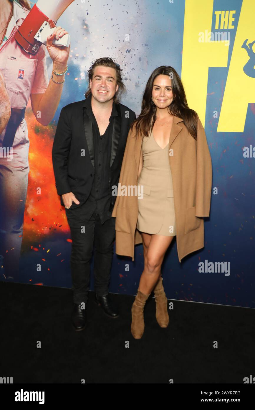 Sydney, Australia. 8th April 2024. Andy Ryan and Emily Weir arrive on ...