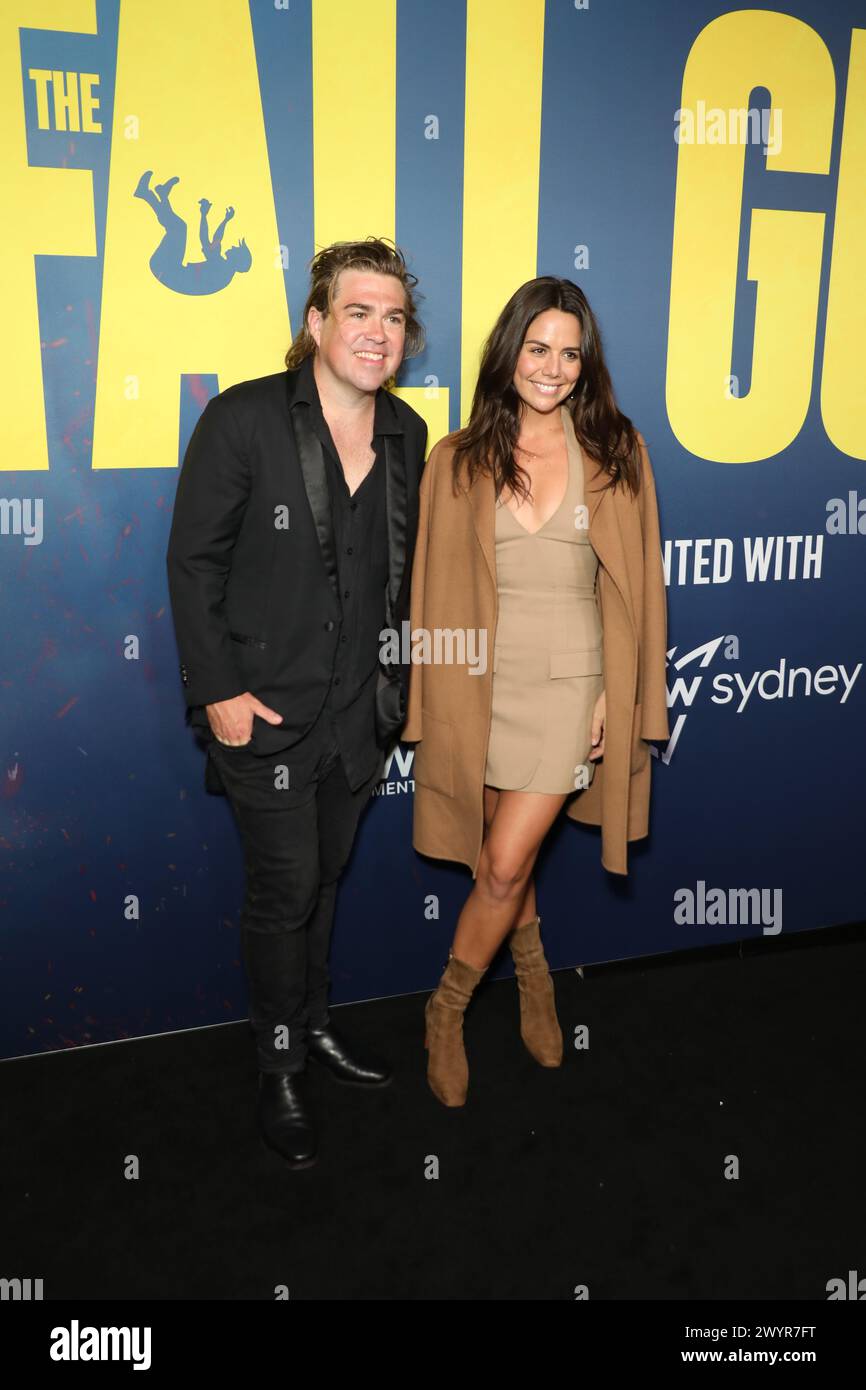 Sydney, Australia. 8th April 2024. Andy Ryan and Emily Weir arrive on ...