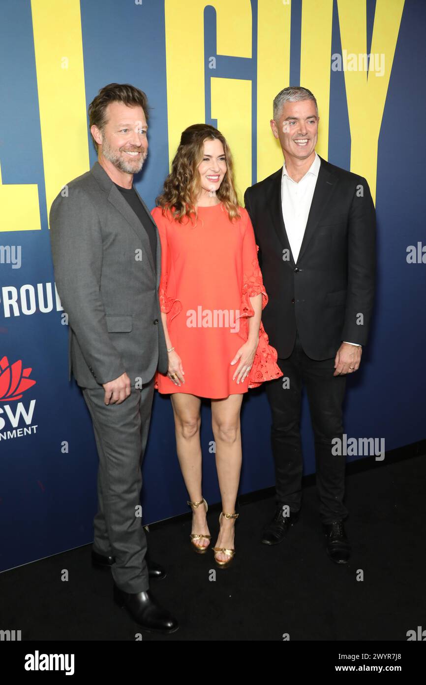 Sydney, Australia. 8th April 2024. L-R: Director David Leitch, Producer ...
