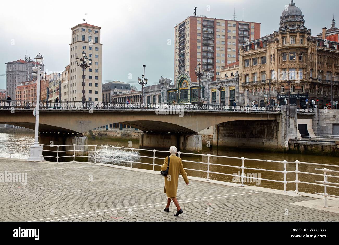 Areatzako Zubia, Areatzako Pasealekua, Ria del Nervión, Bilbao, Bizkaia ...