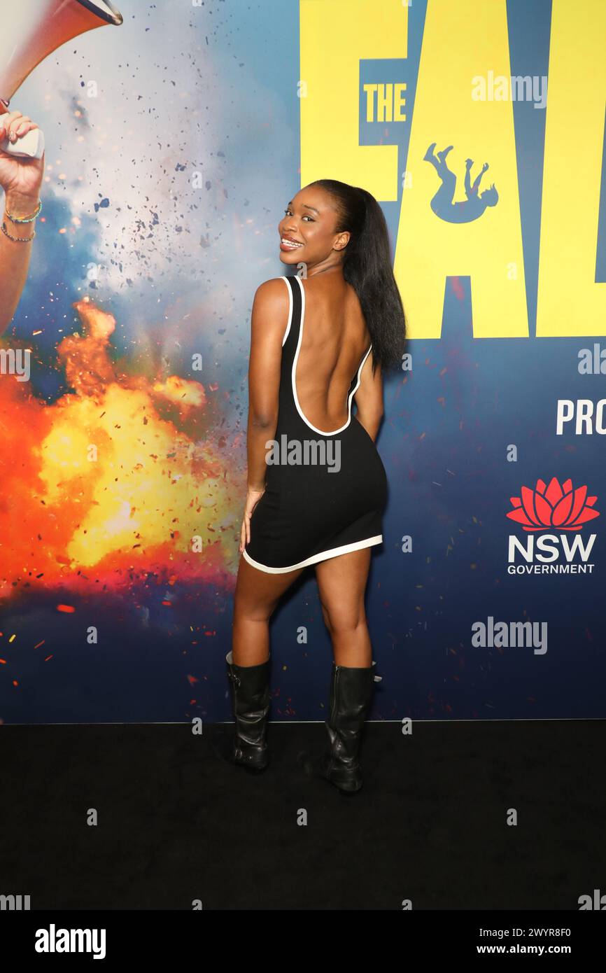 Sydney, Australia. 8th April 2024. Andrea Solonge arrives on the red ...