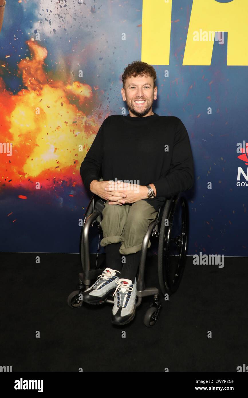Sydney, Australia. 8th April 2024. Dylan Alcott arrives on the red ...