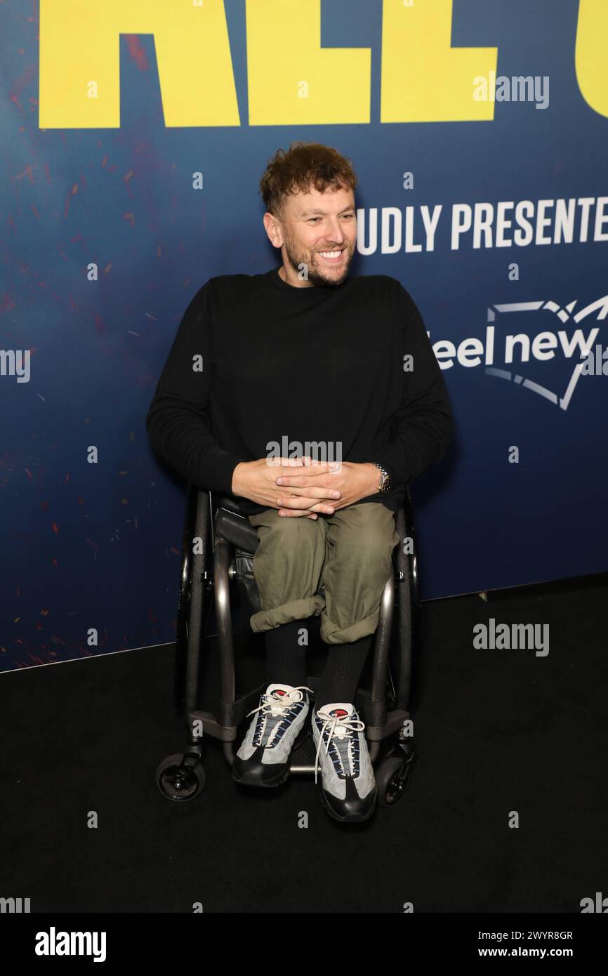 Sydney, Australia. 8th April 2024. Dylan Alcott arrives on the red ...