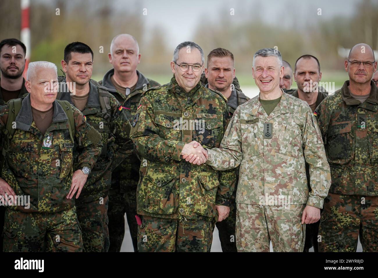 Vilnius, Lithuania. 08th Apr, 2024. The Inspector of the Army ...