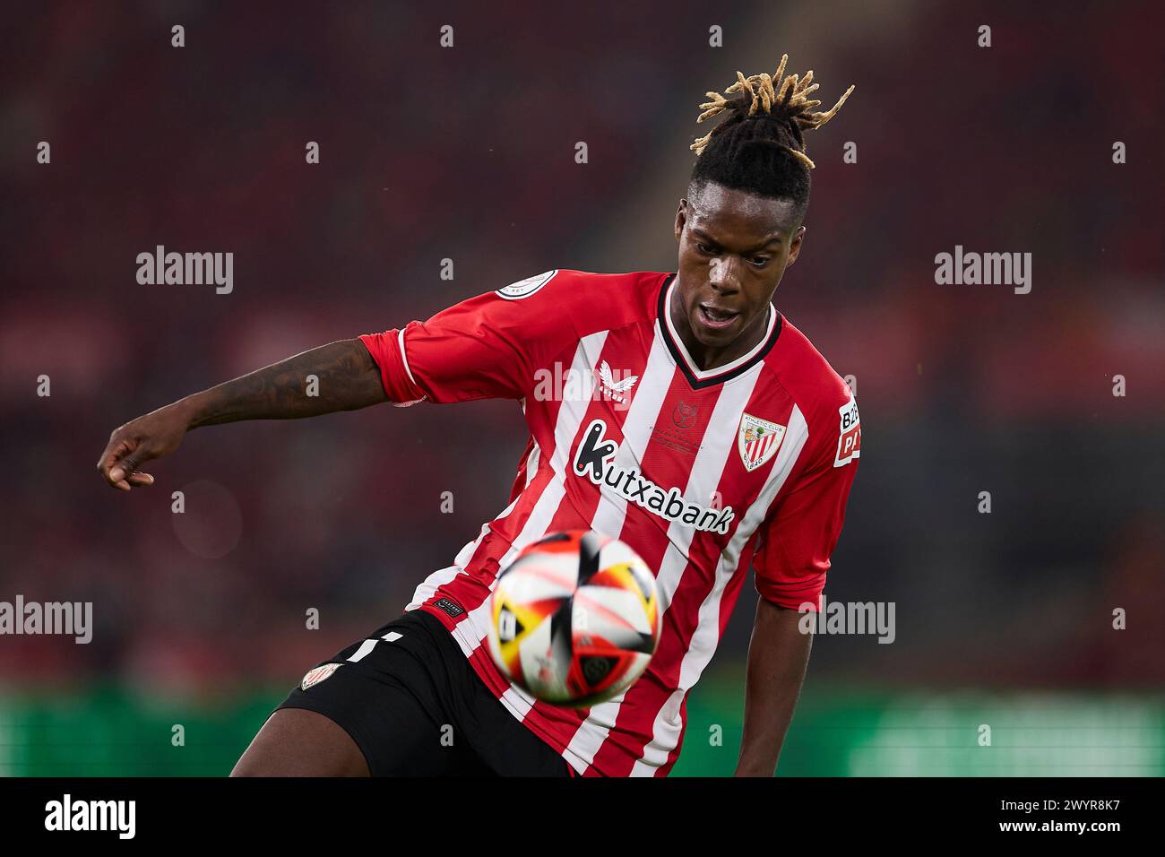 Nicholas Williams Arthuer, known as Nico Williams of Athletic Club seen ...