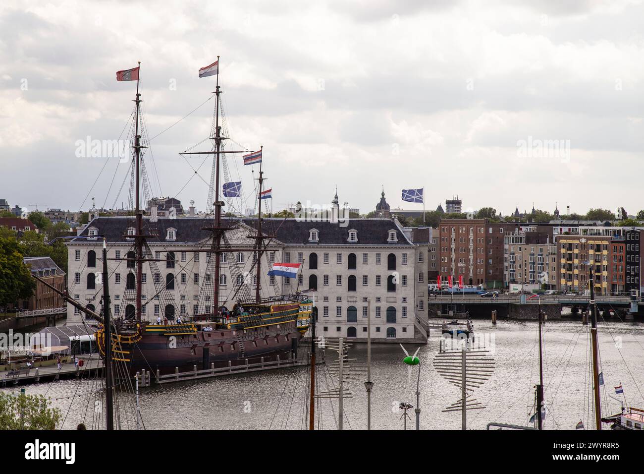 Maritime Museum with a full-size replica of the 8th century ship ...