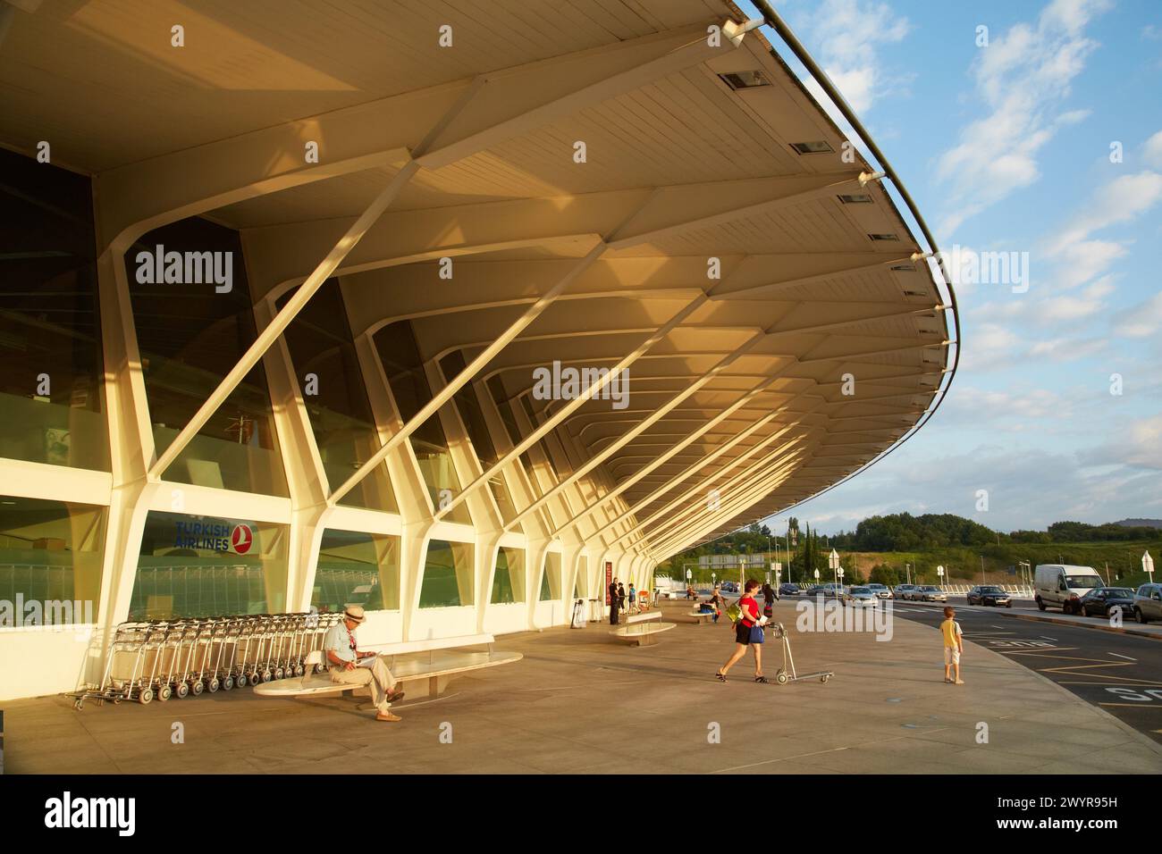 Outdoors, Loiu Airport, Bilbo-Bilbao, Biscay, Basque Country, Spain ...