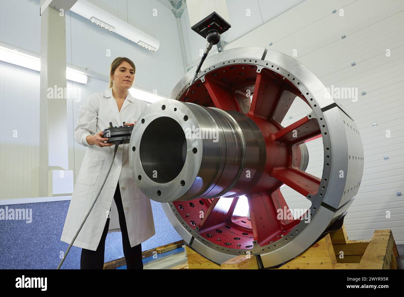 Technical measuring wind component in three-dimensional machine. CMM ...