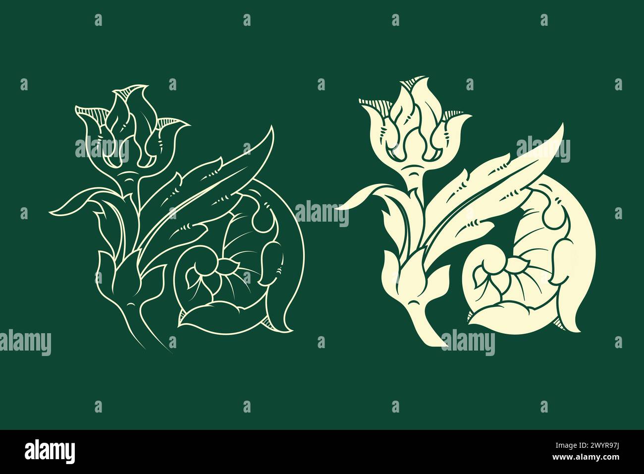 Kbach Khmer vector, Khmer art Stock Vector Image & Art - Alamy