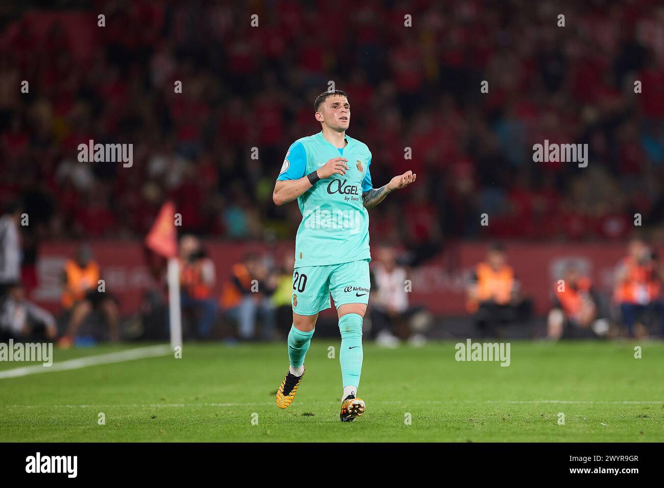 Seville, Spain. 07th Apr, 2024. Giovanni Gonzalez of RCD Mallorca seen ...