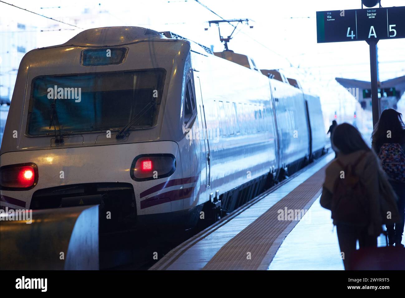Trains. North Railway Station. Valencia. Comunidad Valenciana. Spain ...