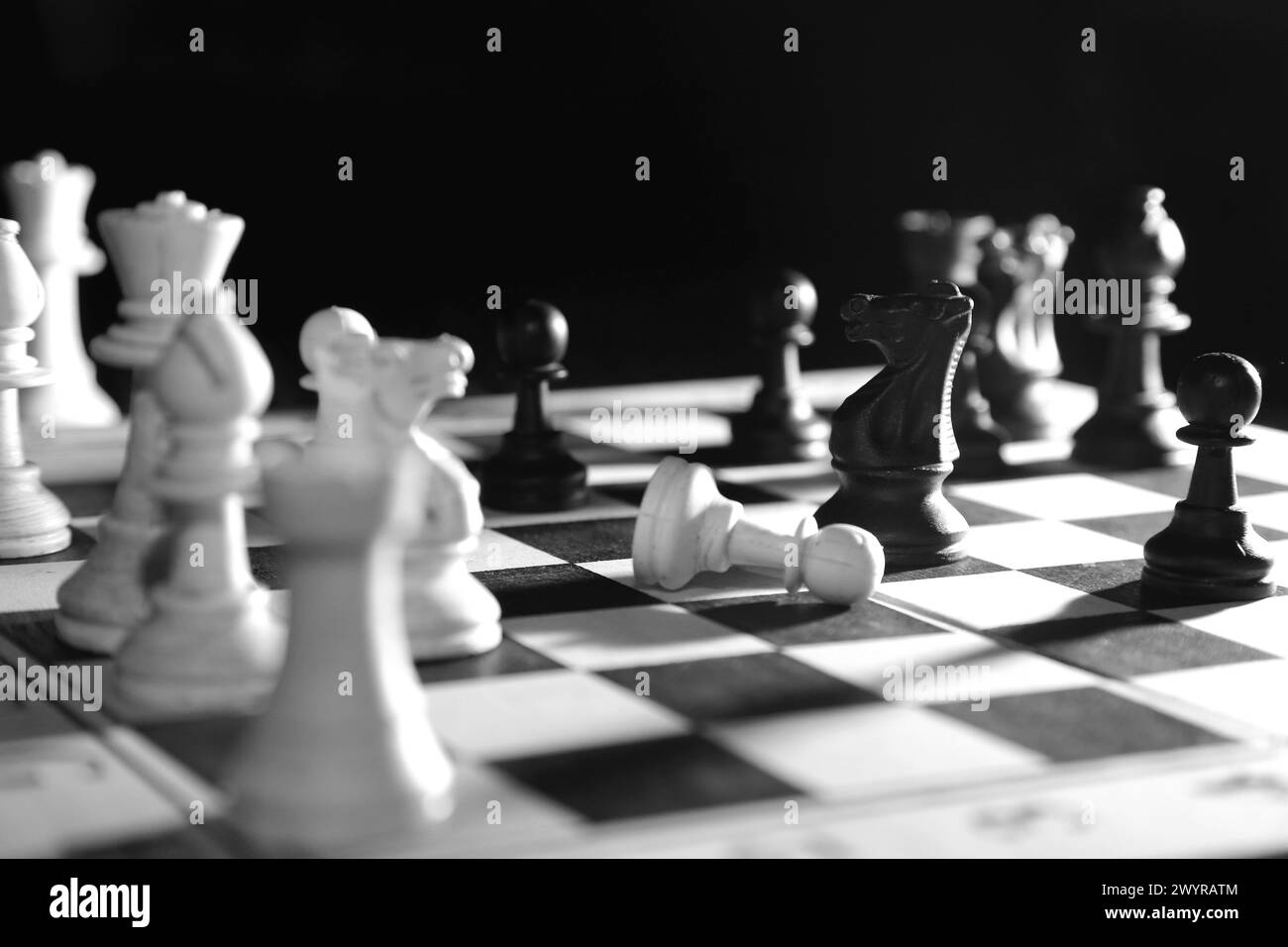 Conceptual photography of Chess. The game of Mind Stock Photo - Alamy