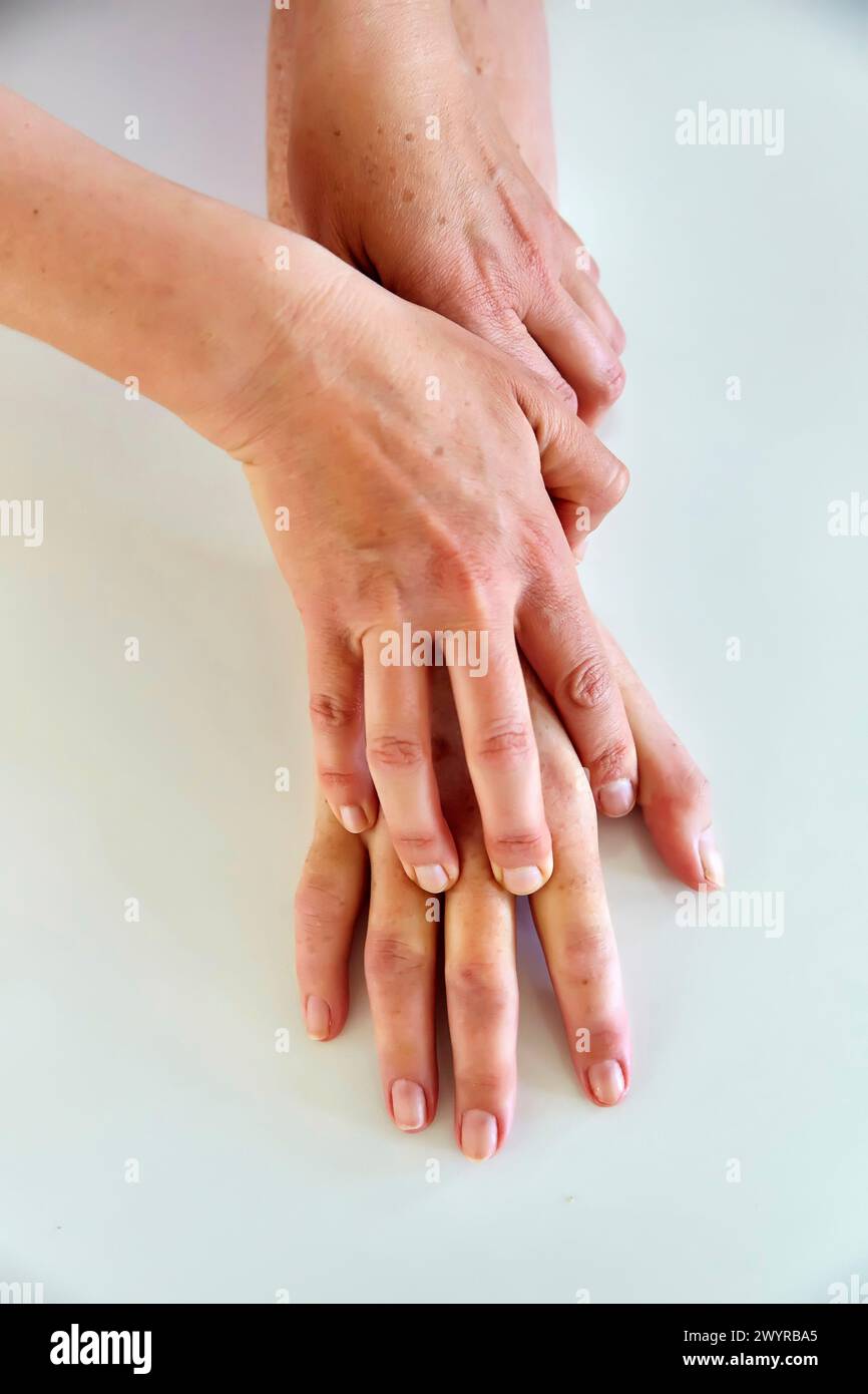 Occupational therapy, physiotherapy, hands: relaxing exercise ...