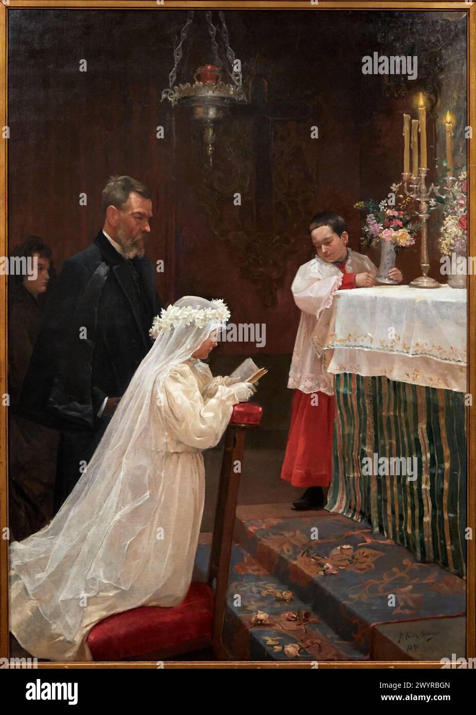 First Communion, 1896, Pablo Picasso (1881-1973), Museu Picasso Museum ...