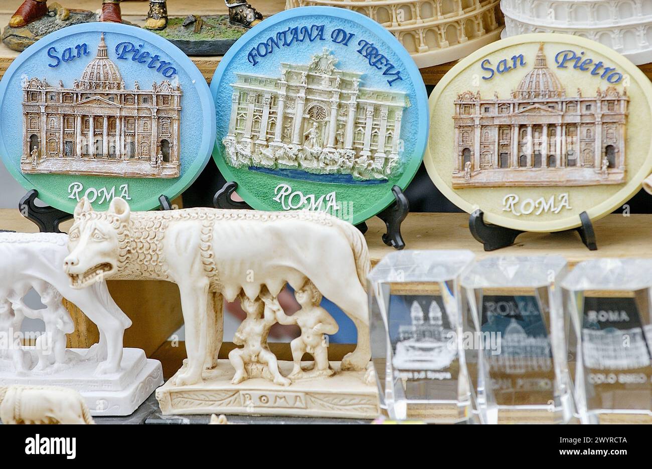 Romulus and remus souvenir hi-res stock photography and images - Alamy