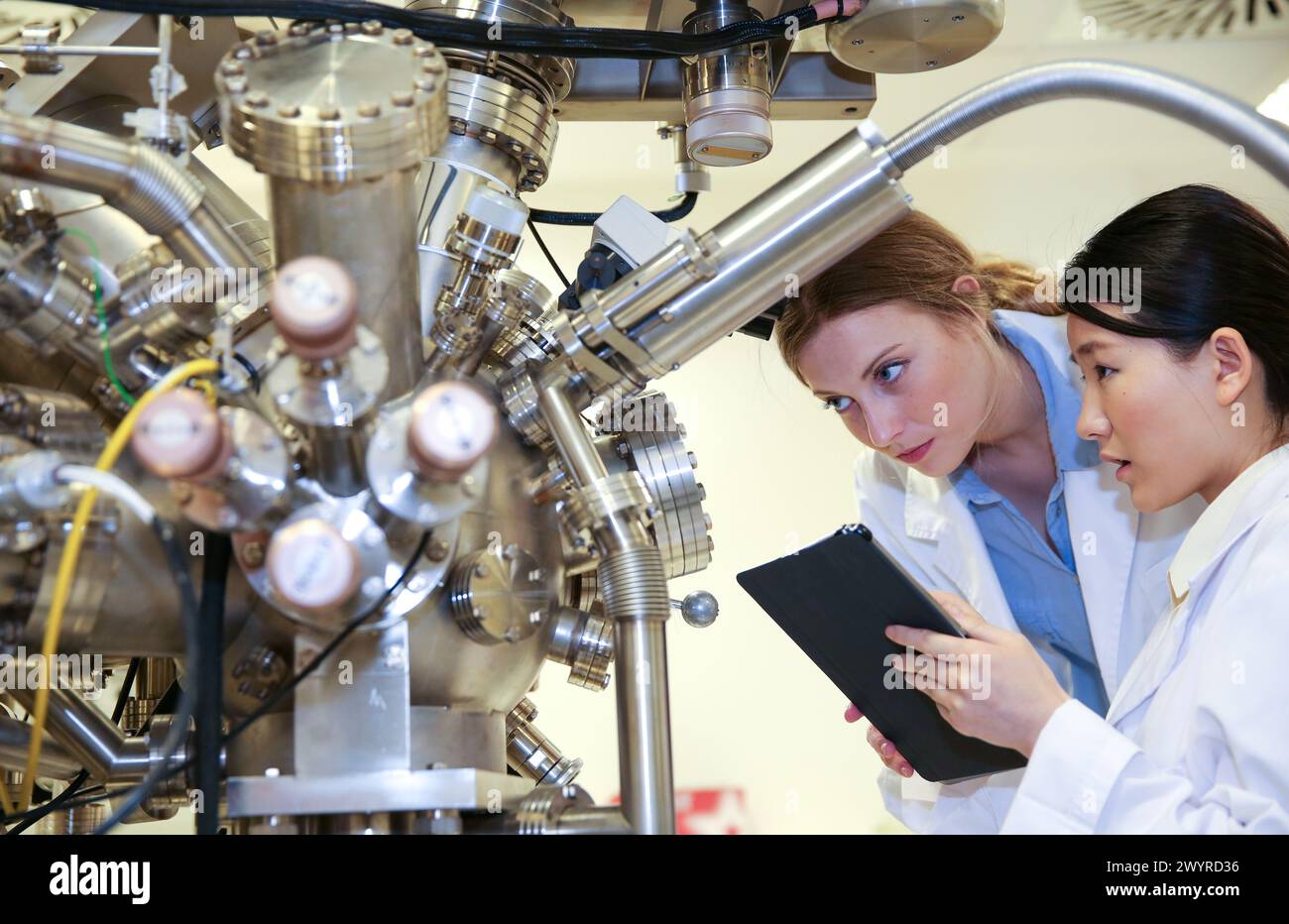 Researchers. Surface spectrometer, Photoelectron spectroscopy, Auger ...