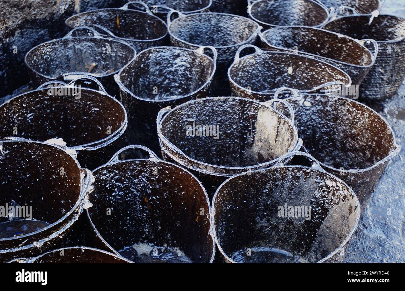 Equipment to gather the fuel spill (´chapapote´) of Prestige tanker ...