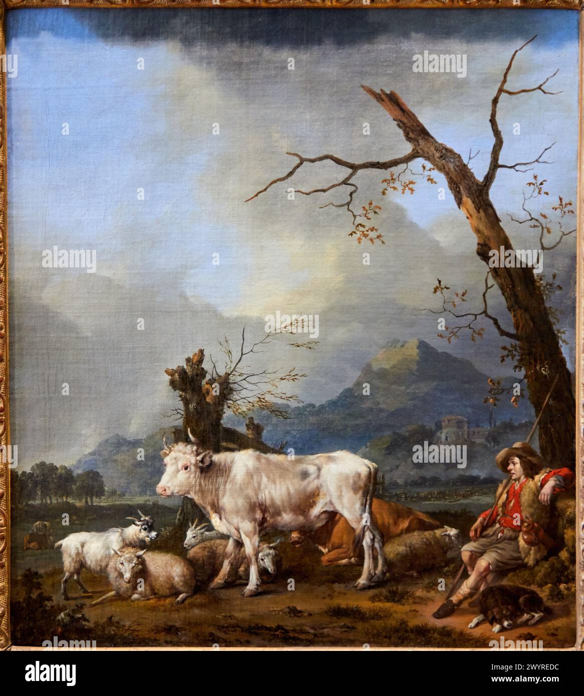 "Le Berger et son troupeau", 1642-1674, Johannes Lingelbach, Petit ...